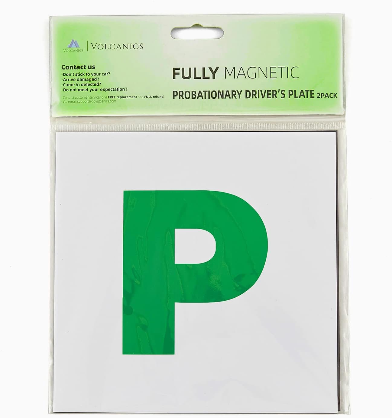 AA Fully Magnetic P Plates for Recently Qualified Drivers - AA0347 ...
