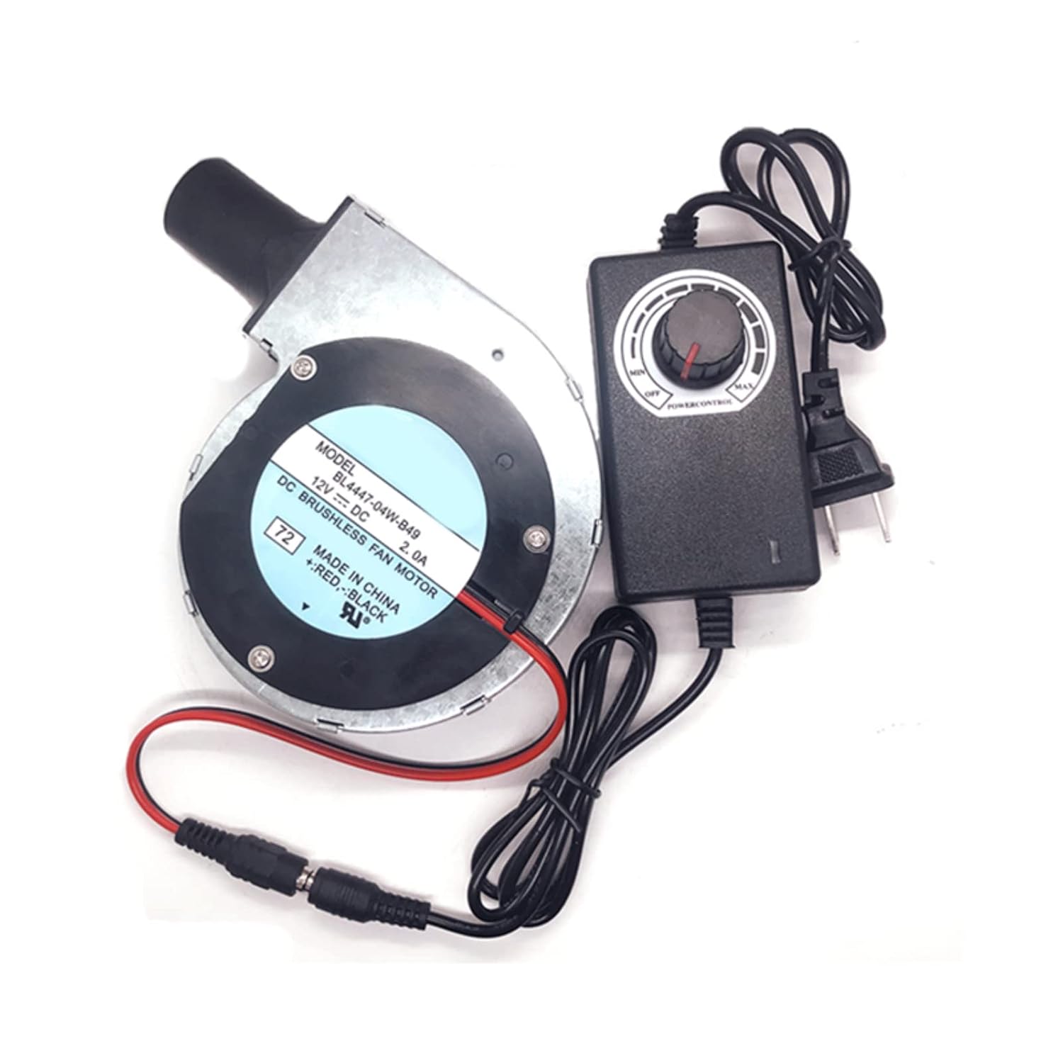 Amazon.com: BL4447-04W-B49 12V 2A 11028 BBQ Grill Metal Turbo Blower ...