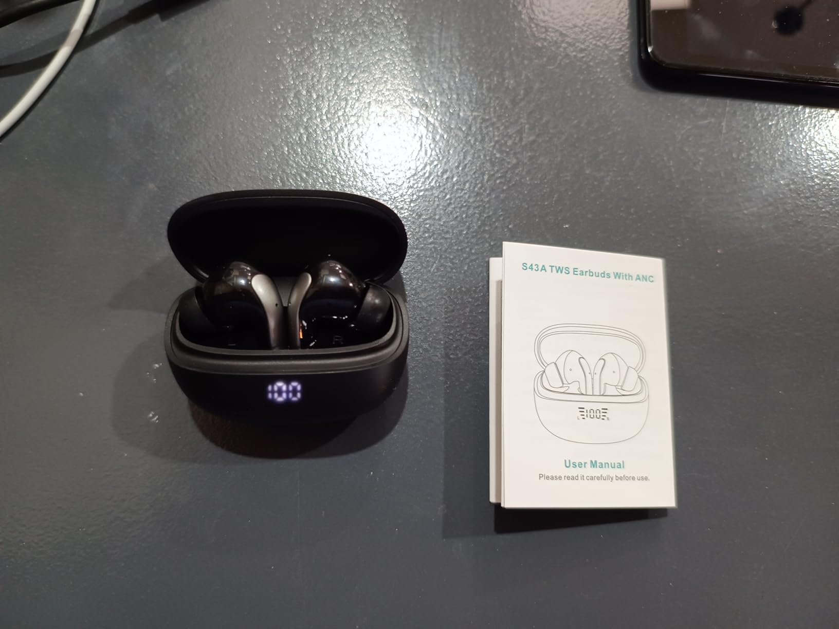TAGRY Wireless Earbuds 5.3 Bluetooth -40dB Active Noise Cancelling Mode ...