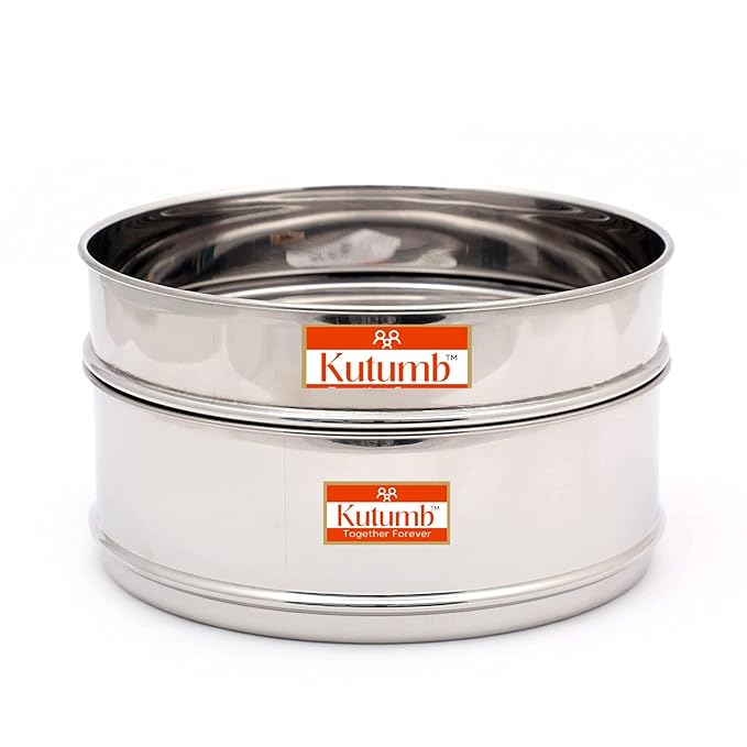 Buy Kutumb Stainless Steel Cooker Container set for 5 Ltr Cooker ...