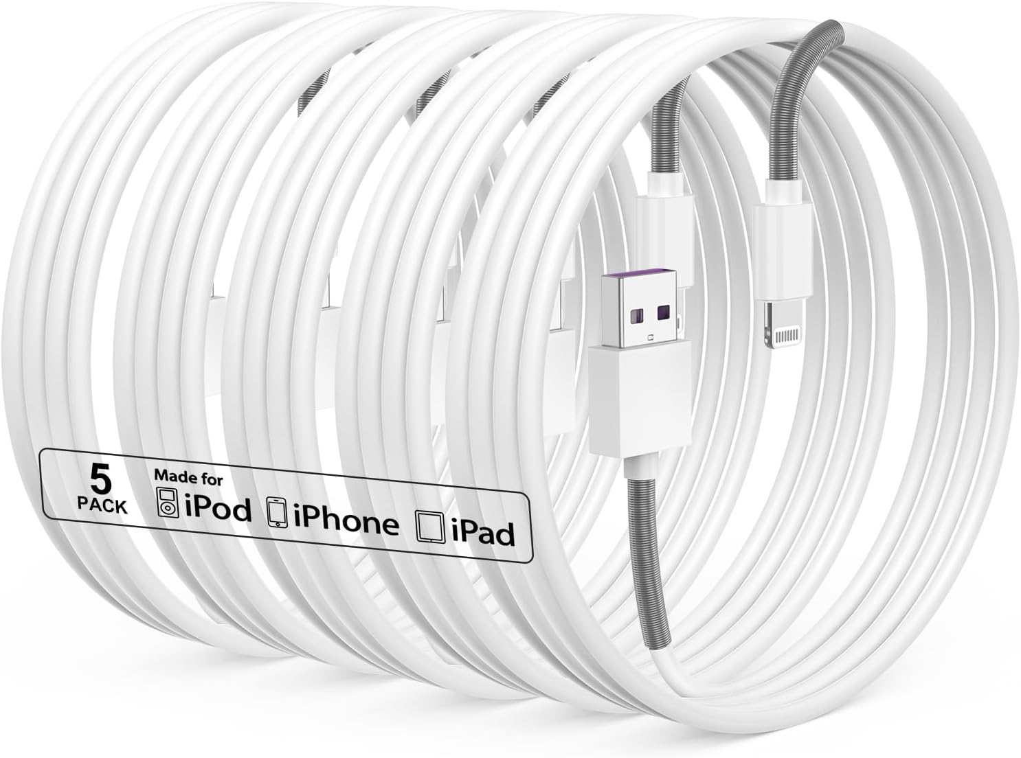 Amazon.com: USB C to Lightning Cable 3FT 2Pack [Apple MFi Certified ...