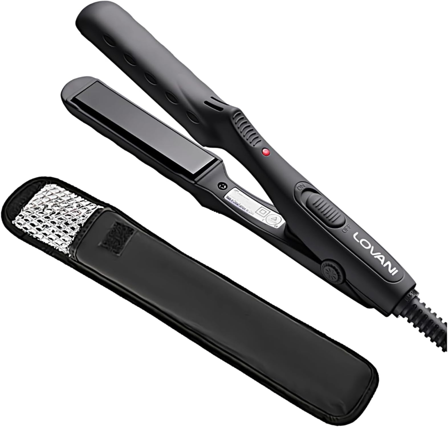 Amazon.com : LOVANI Mini Flat Iron, Tourmaline Ceramic Small Hair ...