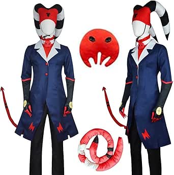 Amazon.com: DPHKAM Blitzo Helluva Boss costume Cosplay Blitzo outfit ...