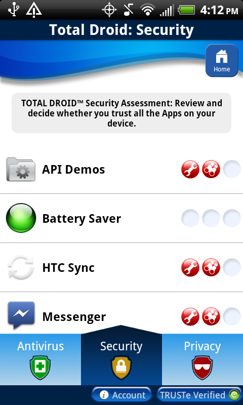 Total Droid Security Scan - App on Amazon Appstore