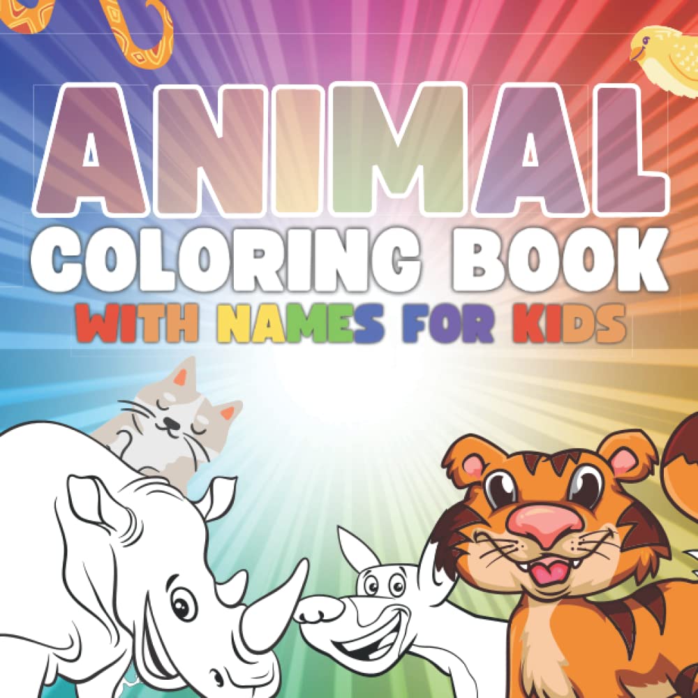 Wild Animals For Coloring With Names