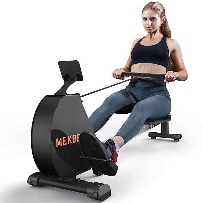 Buy Mekbelt Magnetic Rowing Machine 350 LB Weight Capacity, Foldable ...