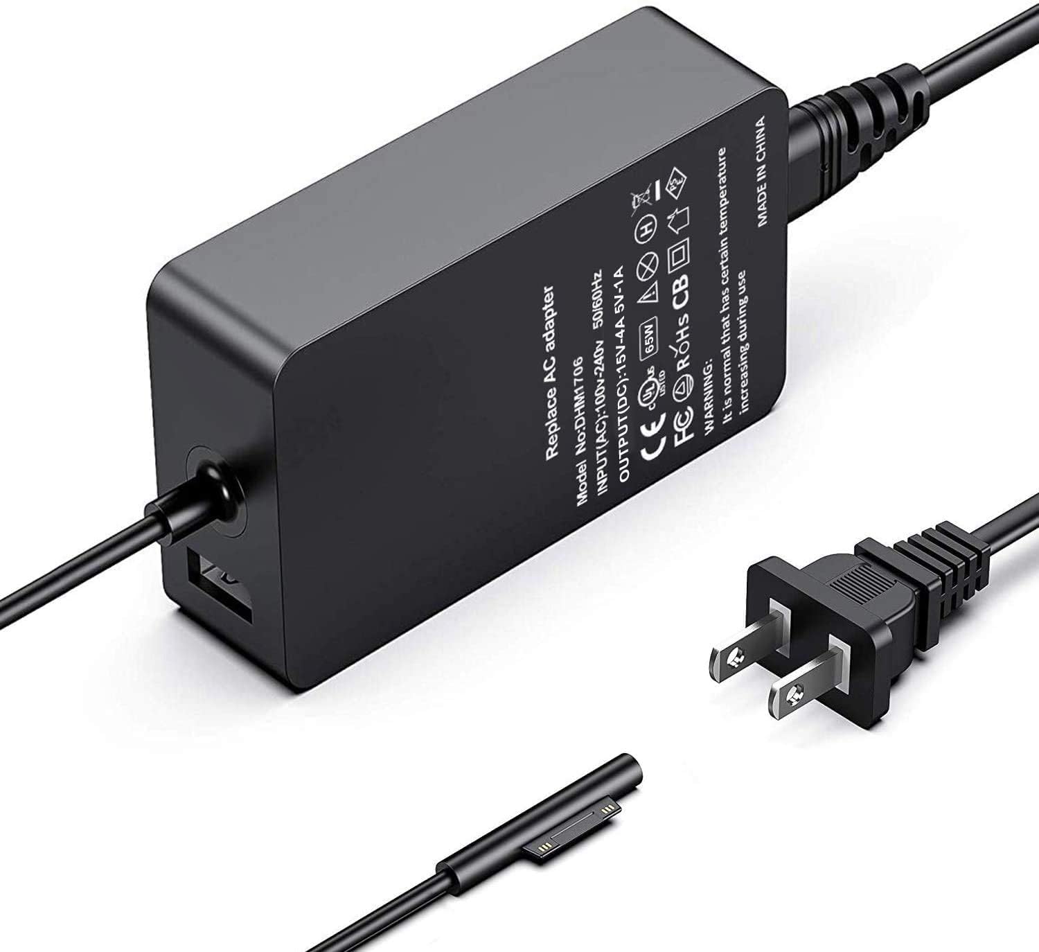 Amazon.com: Surface Charger, 44W Power Supply Adapter for Microsoft ...