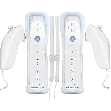 TechKen Controller für Wii mit Motion Plus und Wii Nunchuck Controller ...