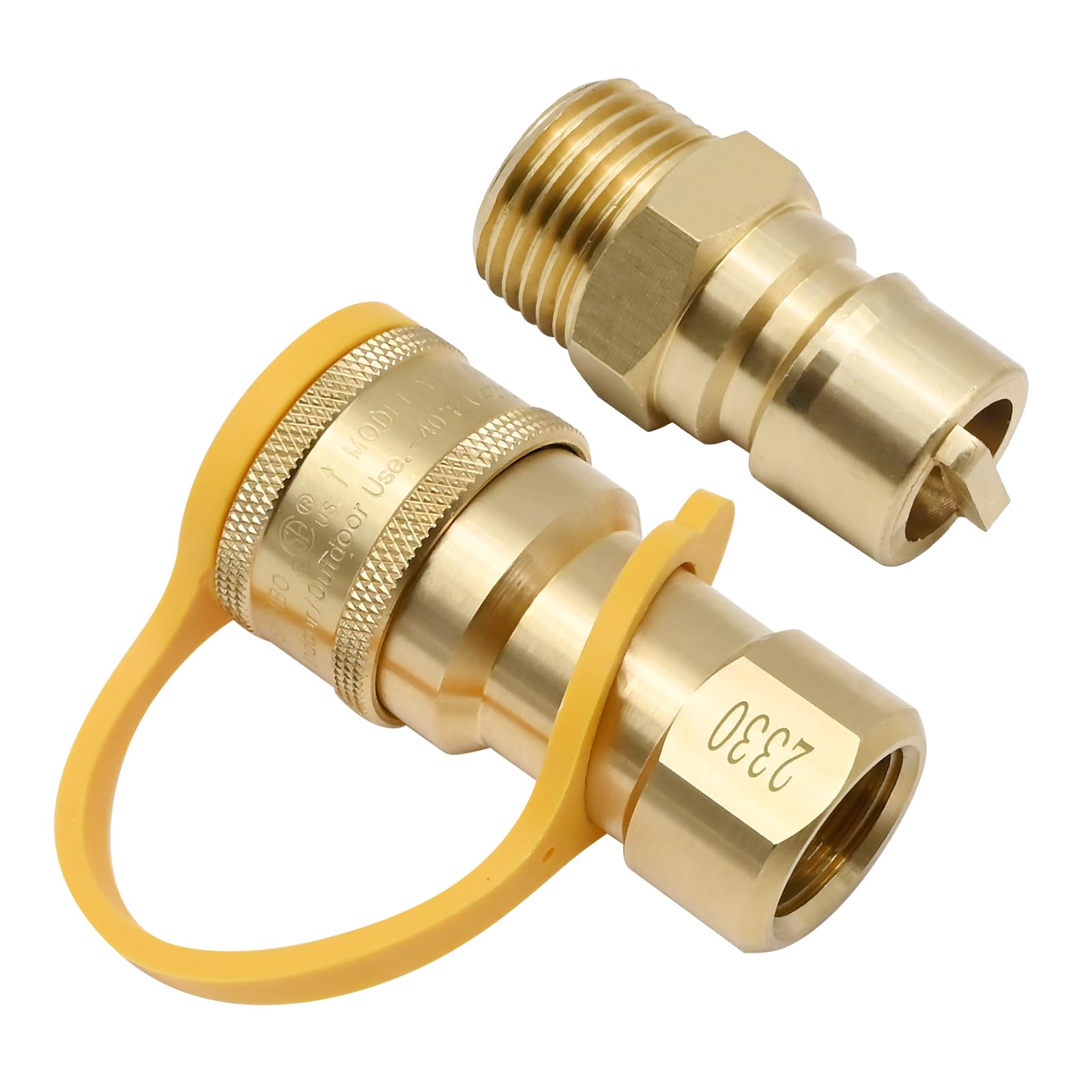 Amazon.com: ZUDKSUY 1/2" Gas Quick Connect Kit Disconnect with Male ...