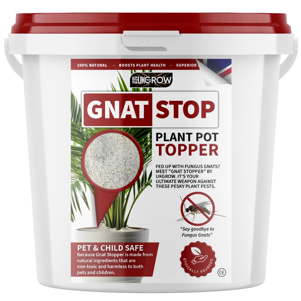 Gnat Stop Plant Pot Topper 3L - Eco-Friendly Pest Barrier, 3L Durable ...