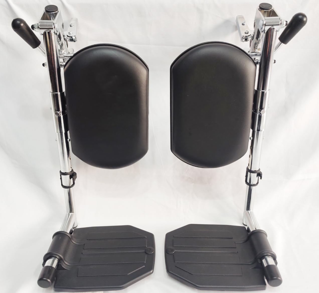 Wheelchair Elevating Leg Rests, Chrome, Aluminum Footplates, Compatible ...