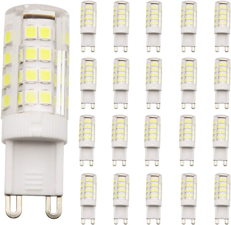 Mengjay® 20x G9 LED Bulb 5W LED Light Bulb 51-SMD 2835 LEDs, 400LM ...