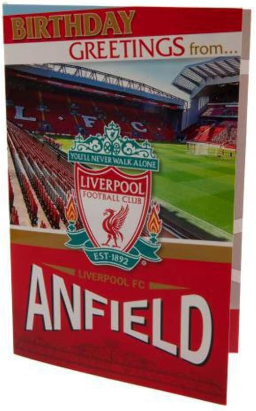 Liverpool F.C. Happy Birthday Card Liverpool FC, Liverpool Football ...