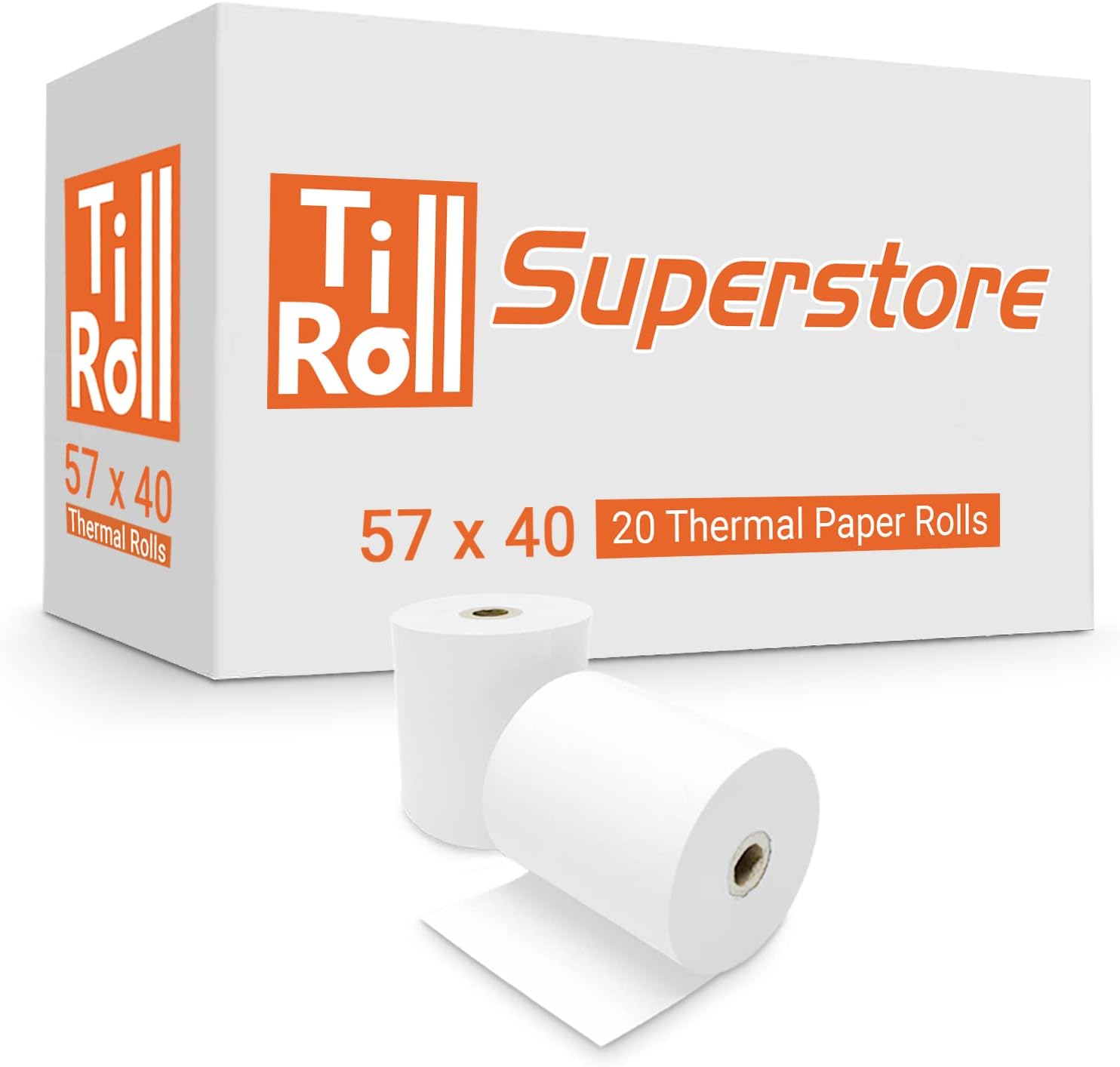 Primatel thermal rolls 57x40 Thermal Till Rolls for Credit Card ...