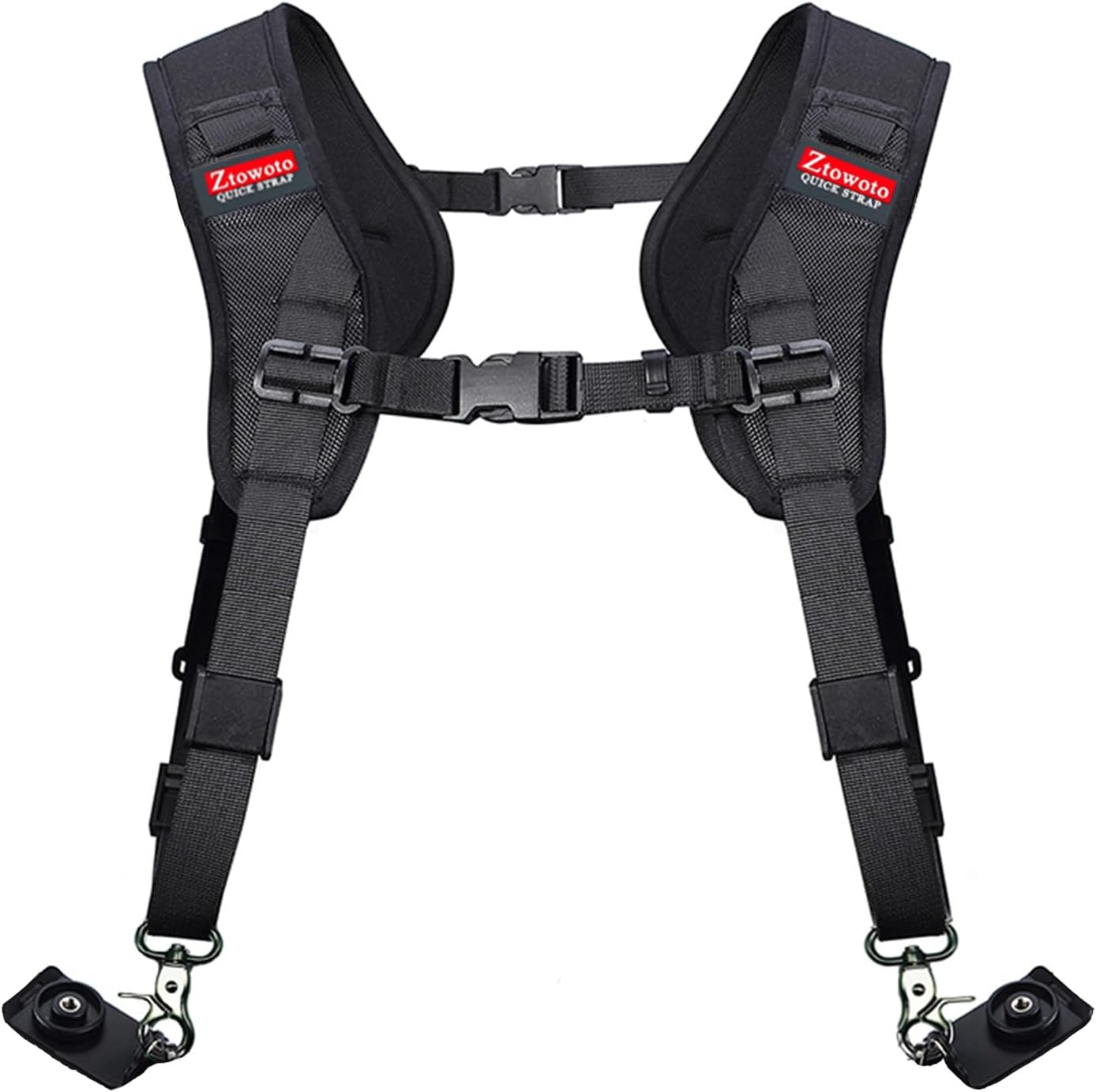 Amazon.com : OP/TECH USA Neoprene Double Sling Camera Harness Strap for ...