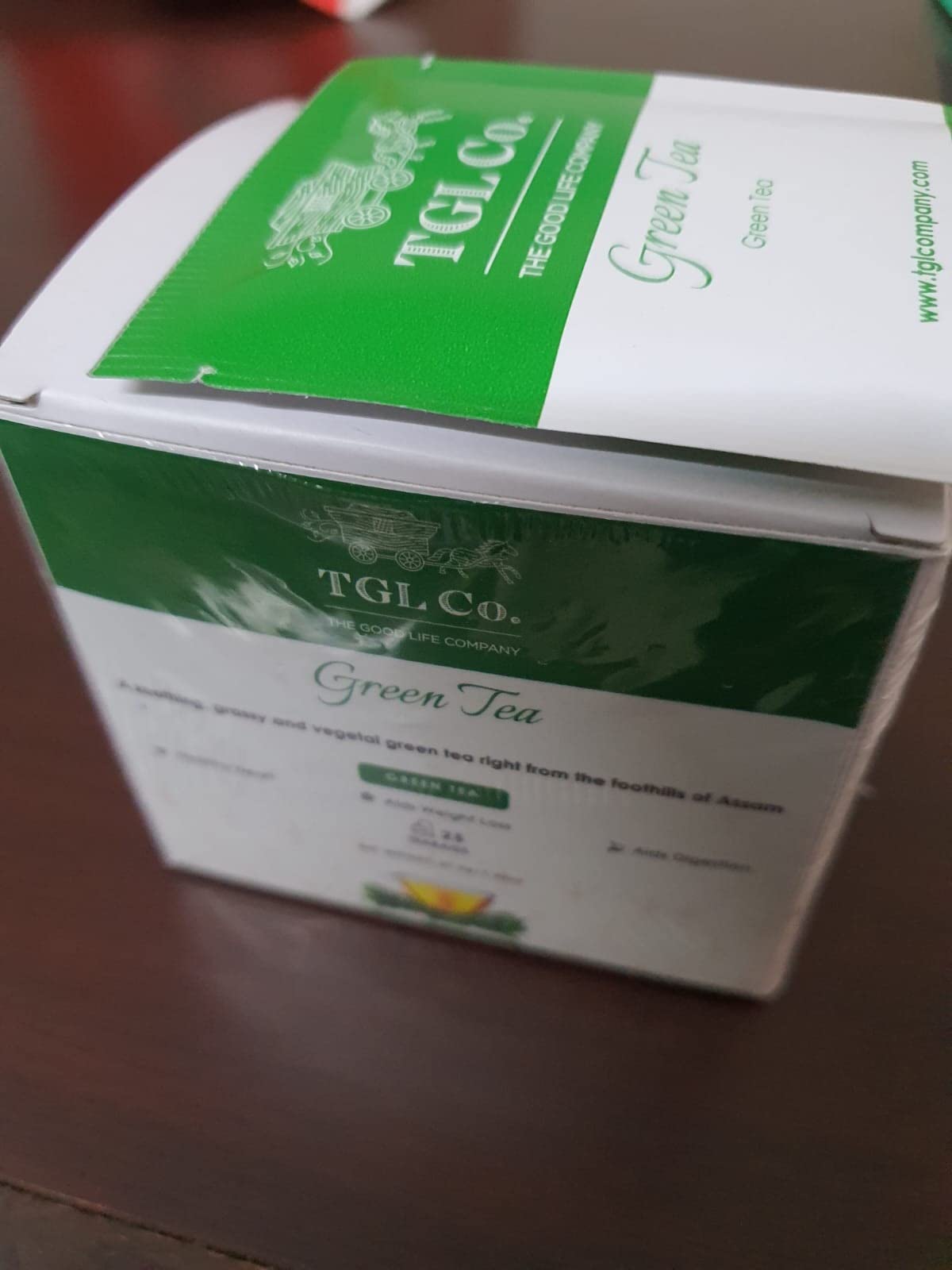 TGL Co. Pure and Light Green Tea Bags 25 Tea Bags, Healthy Tea : Amazon ...