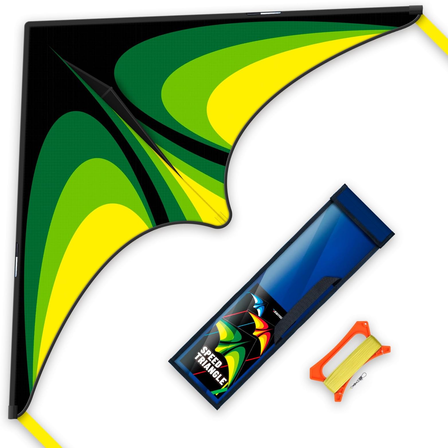 Amazon.com: In the Breeze Rainbow Conyne Delta Kite, 6-Feet,72" W x 33 ...