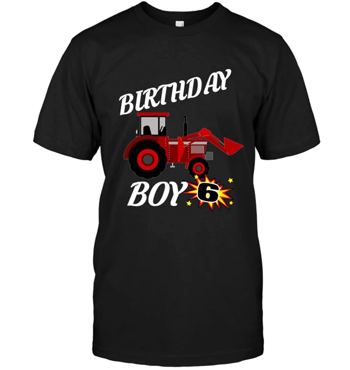 Amazon Gift For 6 Year Old Birthday Shirt Red Tractor Gift Shirt amazon-gift-for-6-year-old-birthday-shirt-red-tractor-gift-shirt