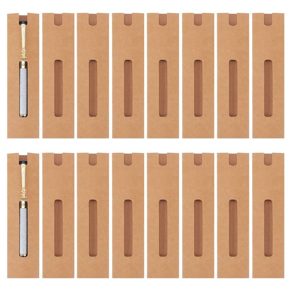 Amazon.com: NBEADS 50 Pcs Kraft Pen Gift Boxes, Burlywood Slip-in Pen ...