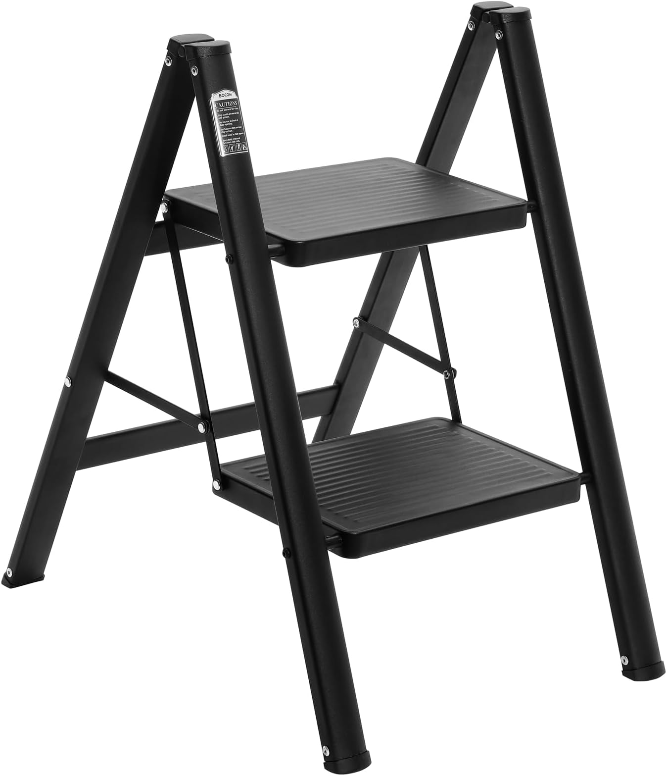 Amazon.com: BOCOM 2 Step Ladder, Lightweight Portable Foldable ...