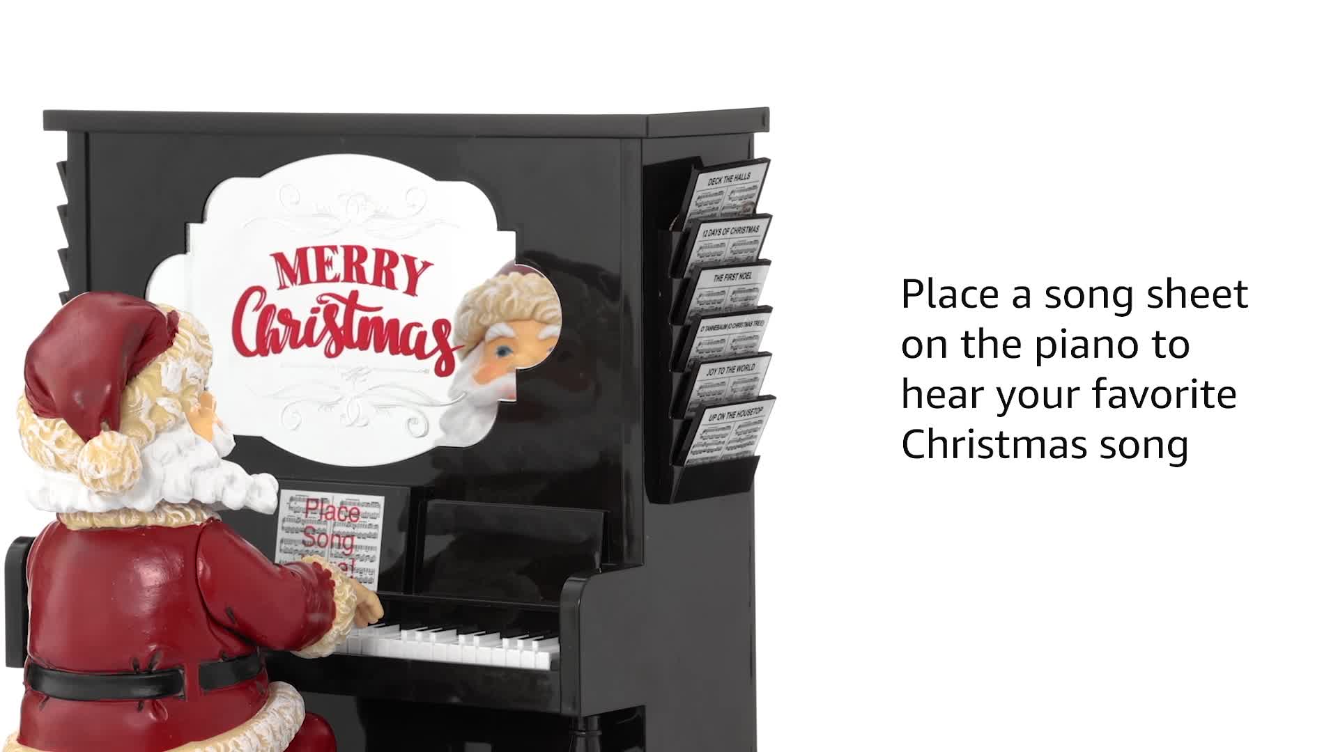 Santa Playing Piano