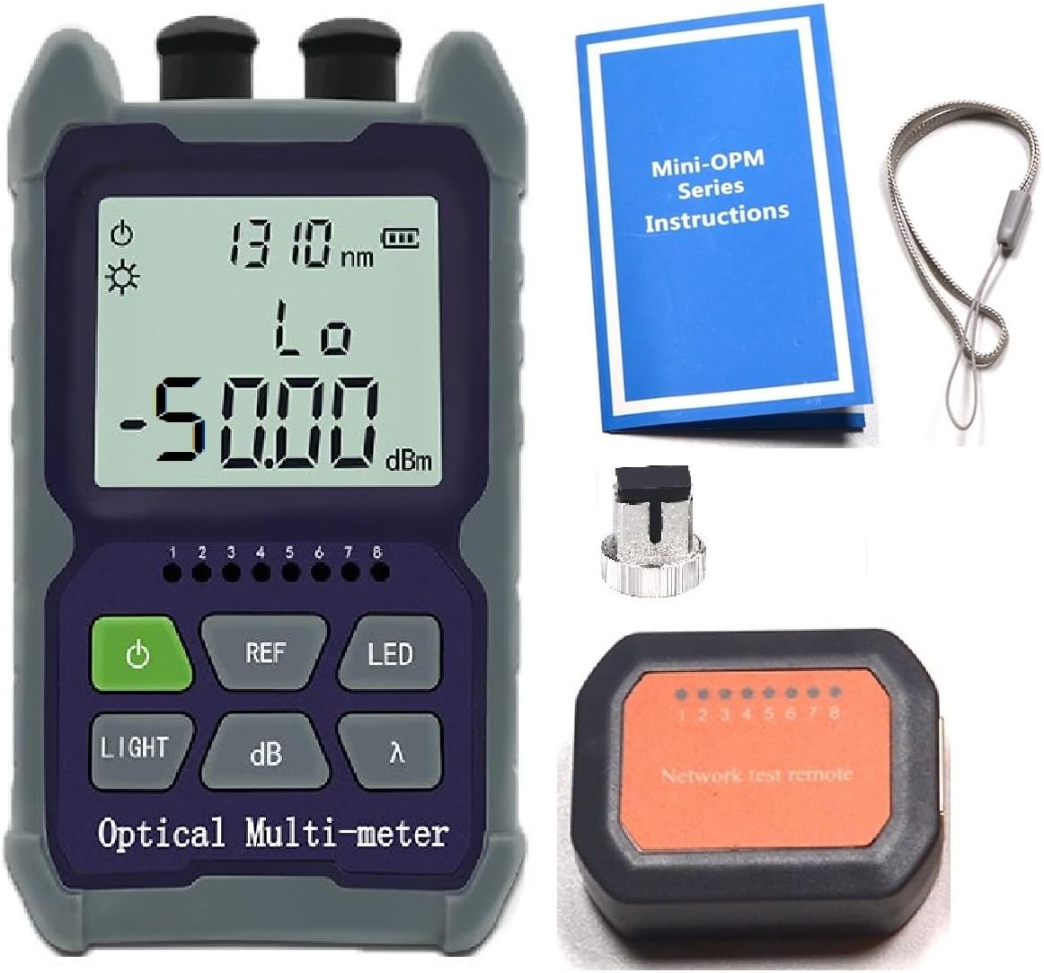 Techtest Handheld 3 in 1 Optical Power Meter OPM With Visual Fault ...