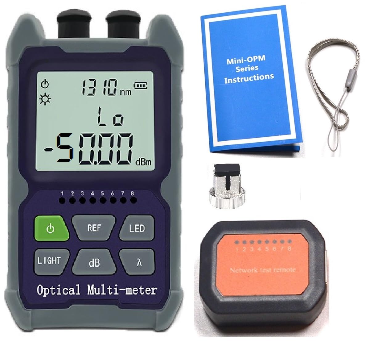 Techtest Handheld 3 in 1 Optical Power Meter OPM With Visual Fault ...