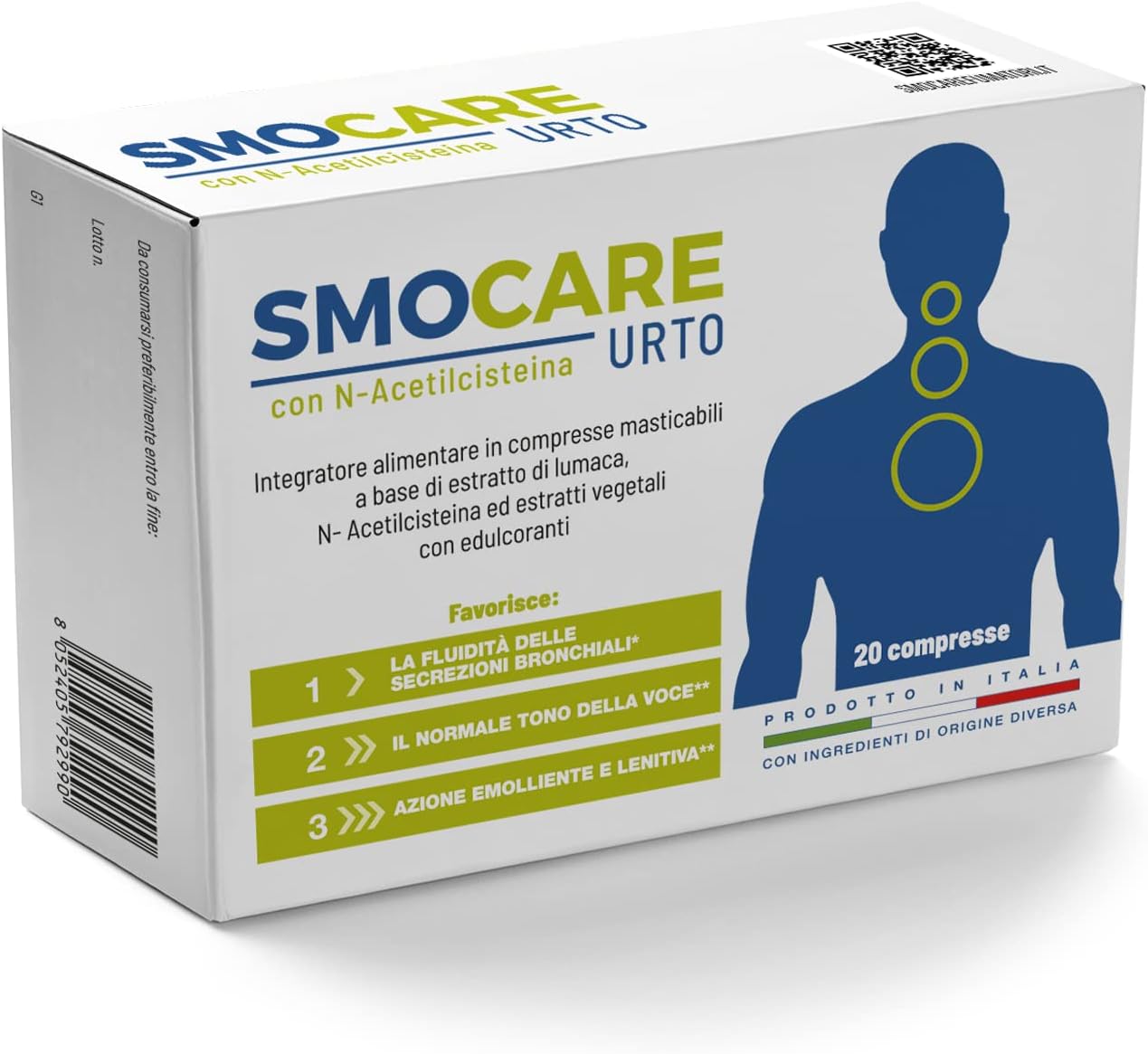 Smocare® Fluidificante specifico per chi fuma ad azione Urto in ...