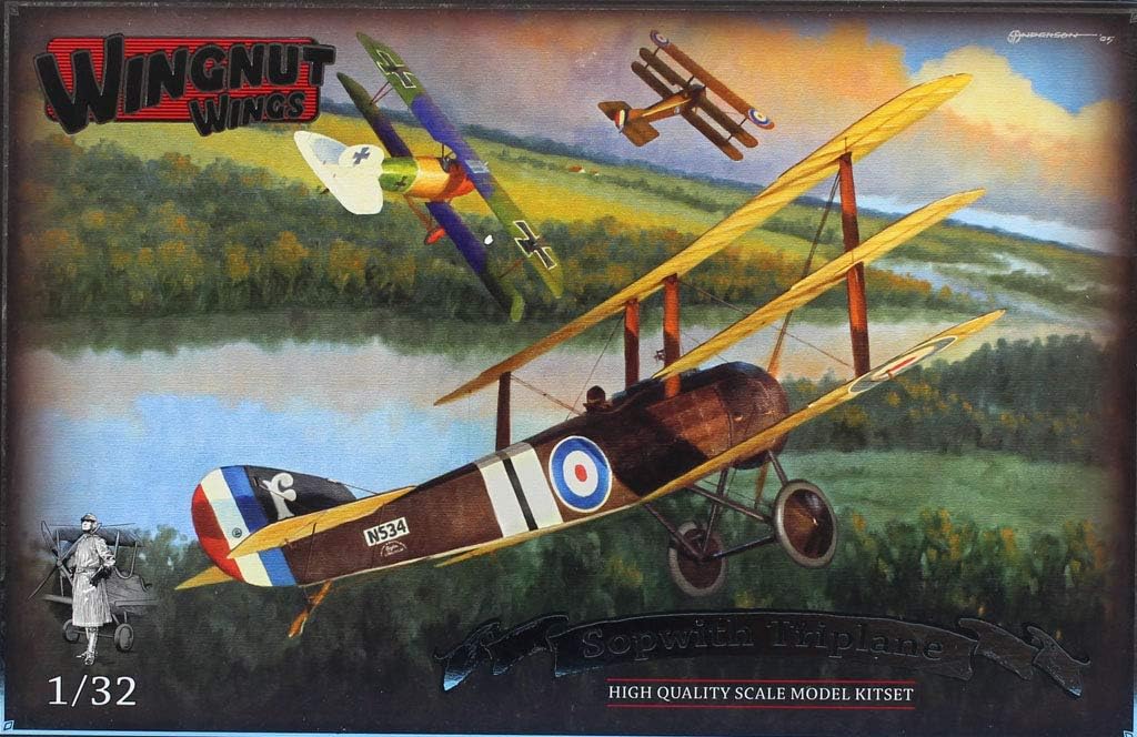 Amazon.com: Wingnut_Wings 1:32 Sopwith Triplane Plastic Model Kit ...