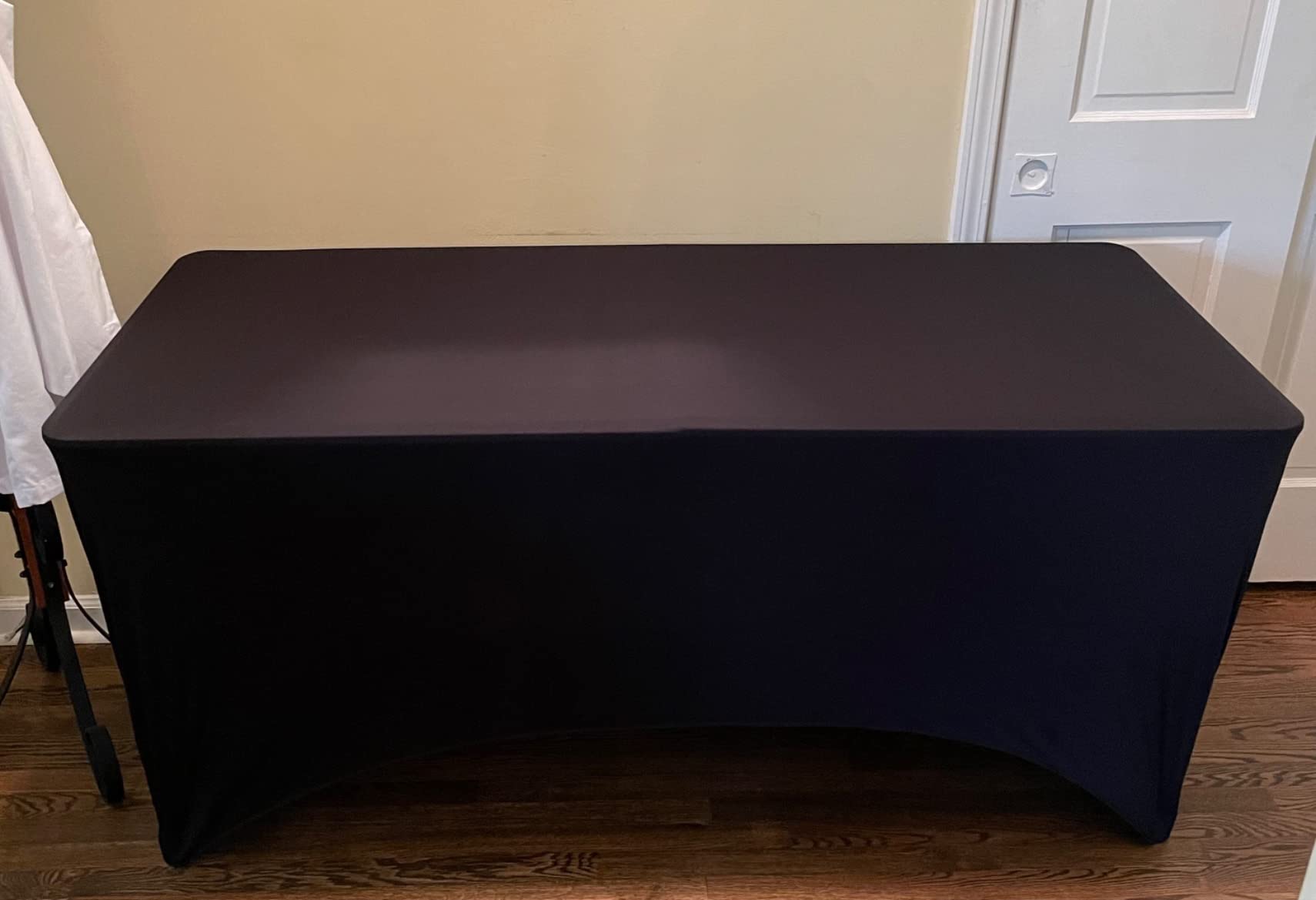 $4/mo - Finance 2 Packs White Spandex Table Cloth for 6 Foot Rectangle ...