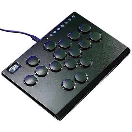 Amazon.com: Borcham Haute42 M16 All-Button Arcade Stick, Leverless ...