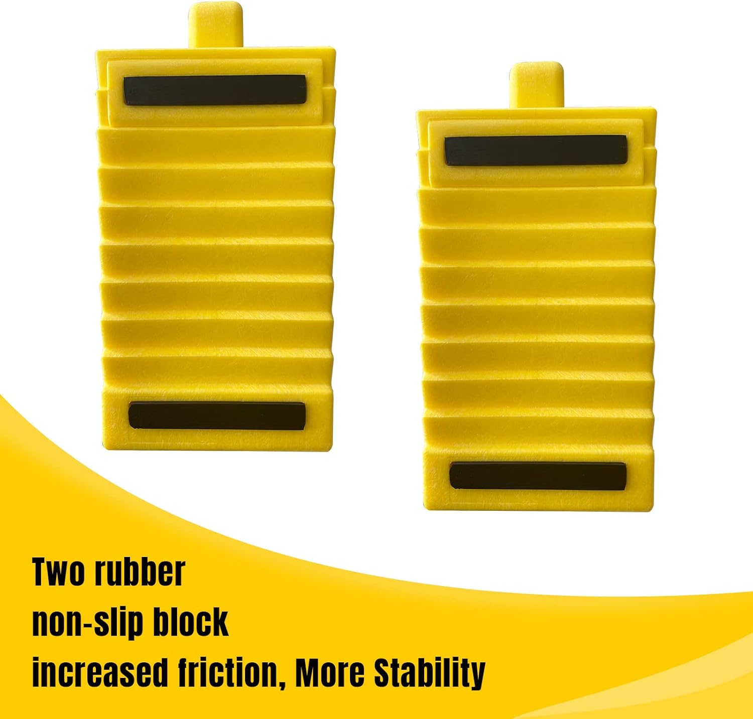 Buy HOXWELL Premium Camper Wheel Chocks, Heavy Duty Vehicle Wedge ...