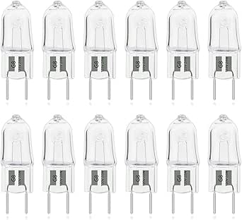 haraqi 12 PCS 120V 20W G8 Base Bi-Pin Halogen Bulbs for Ceiling Lamps ...