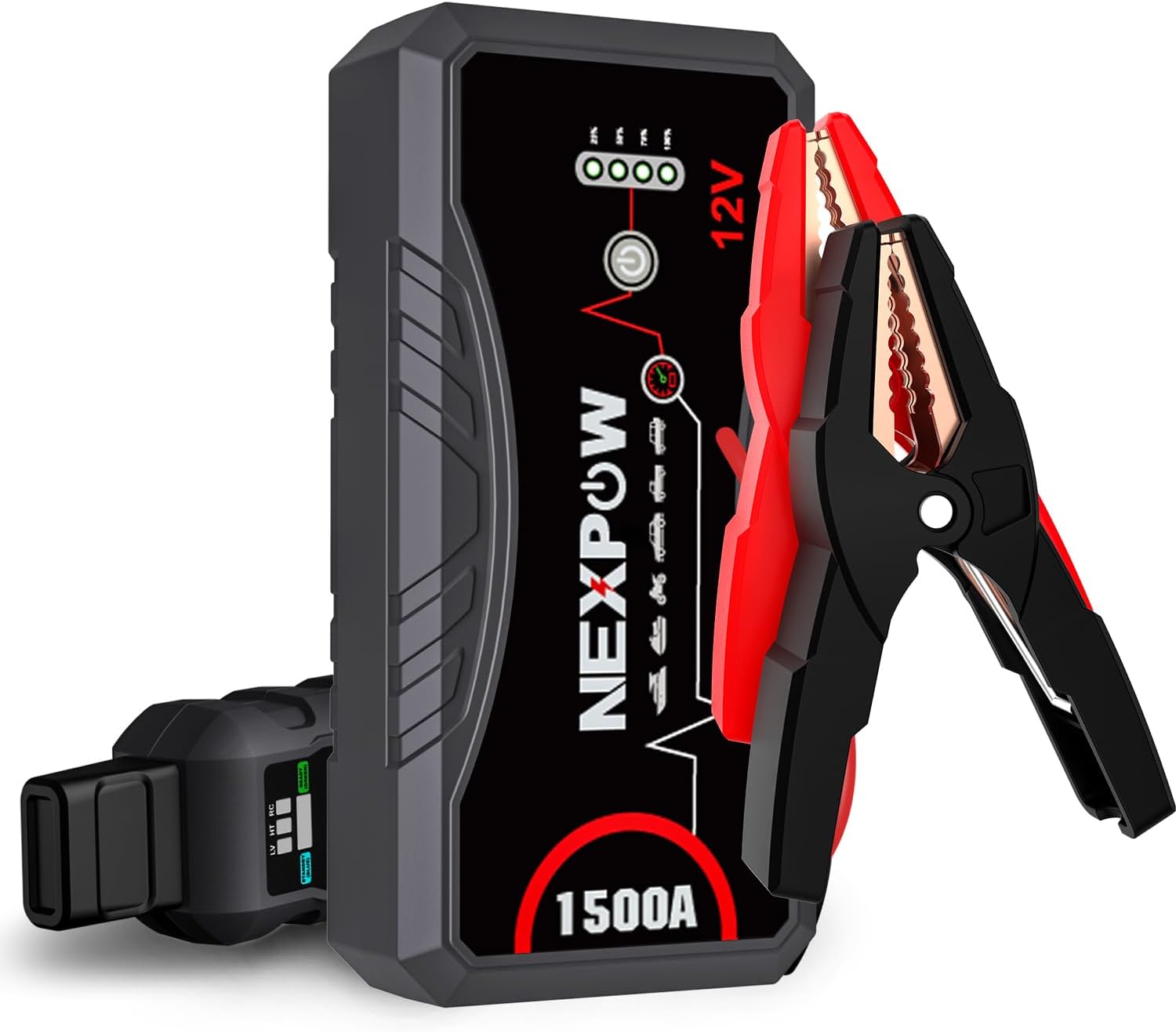 Amazon.com: NEXPOW Car Battery Jump Starter 3000A Peak with Air ...