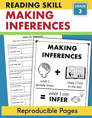 Amazon.com: Making Inferences Grade 3 Workbook: How to Infer Using Text ...