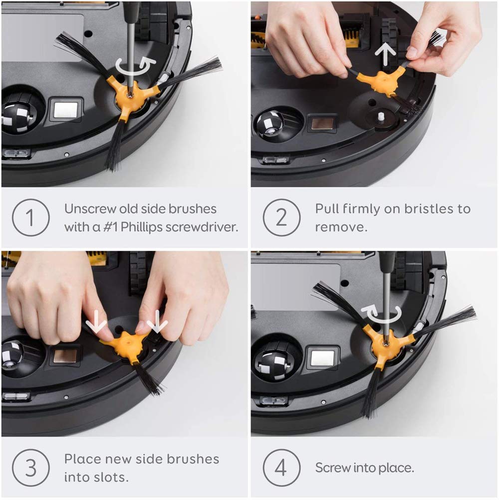 Snapklik.com : Replacement Parts For Deebot 711 711S 710 661 D601 500 ...