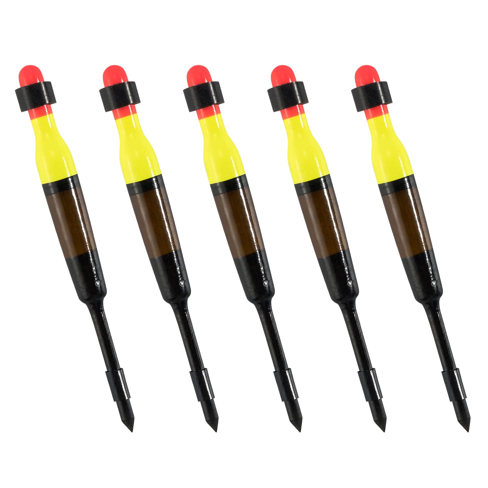 Buy Dr.Fish 5 Pack Balsa Wood Float Steelhead Slip Float Snap on Float ...