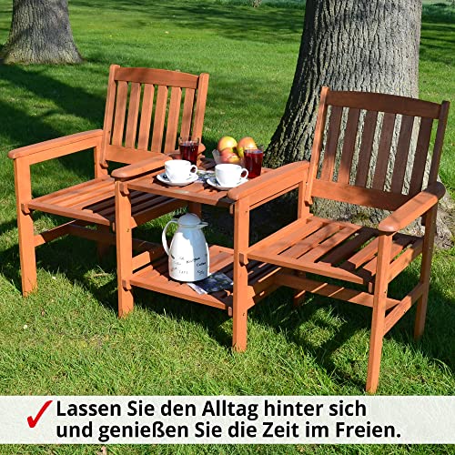 Gartenbank Mit Tisch Holz