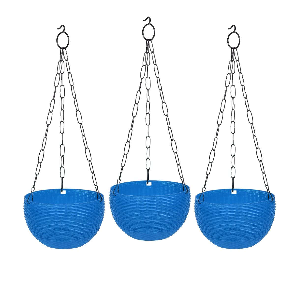 GTB Hanging PLANTERS Round Shape Garden Hanging Flower Port | Plastic ...