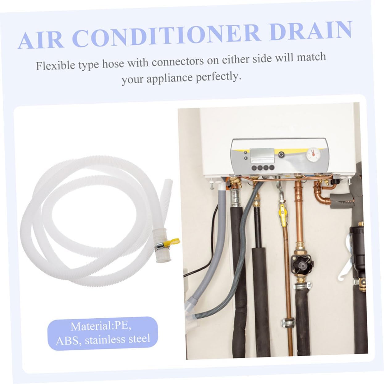 Air Conditioner Drain Pipe Drain Hose for Window Ac Unit Ac Split Drain ...