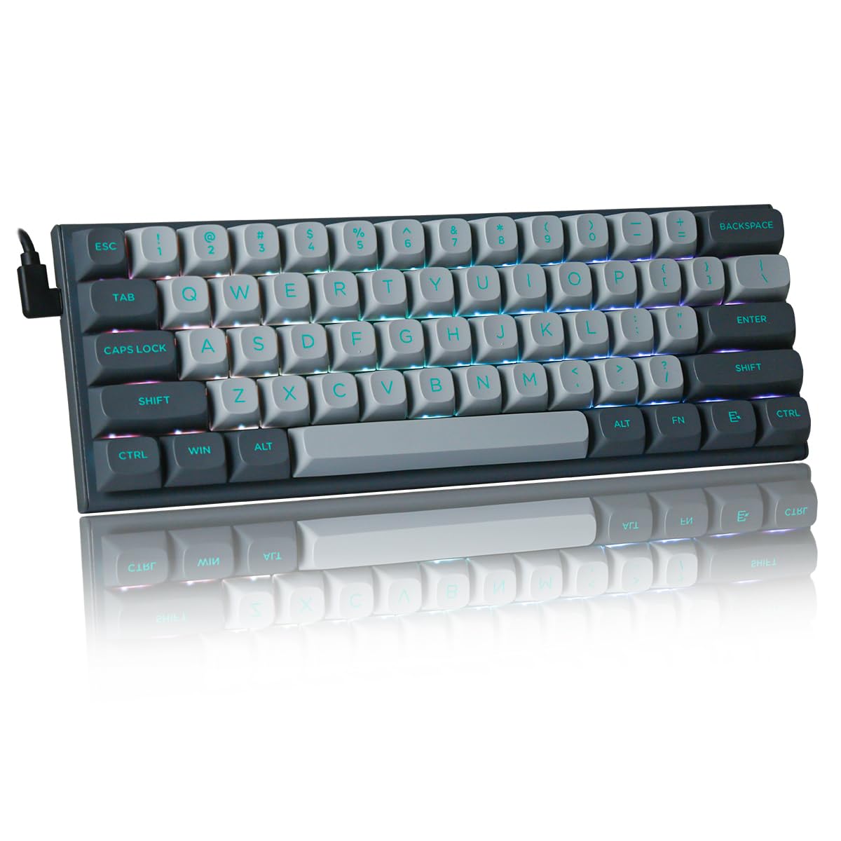 HUO JI E-YOOSO 60% Mechanical Gaming Keyboard Wired, Rapid Trigger Mode ...