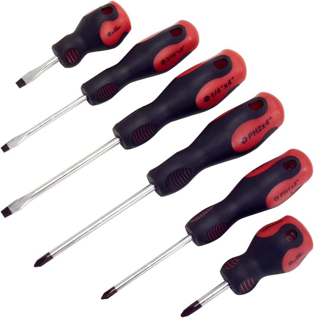 Amazon.com: TEKTON 2767 Pro Screwdriver Set, 6-Piece : Tools & Home ...