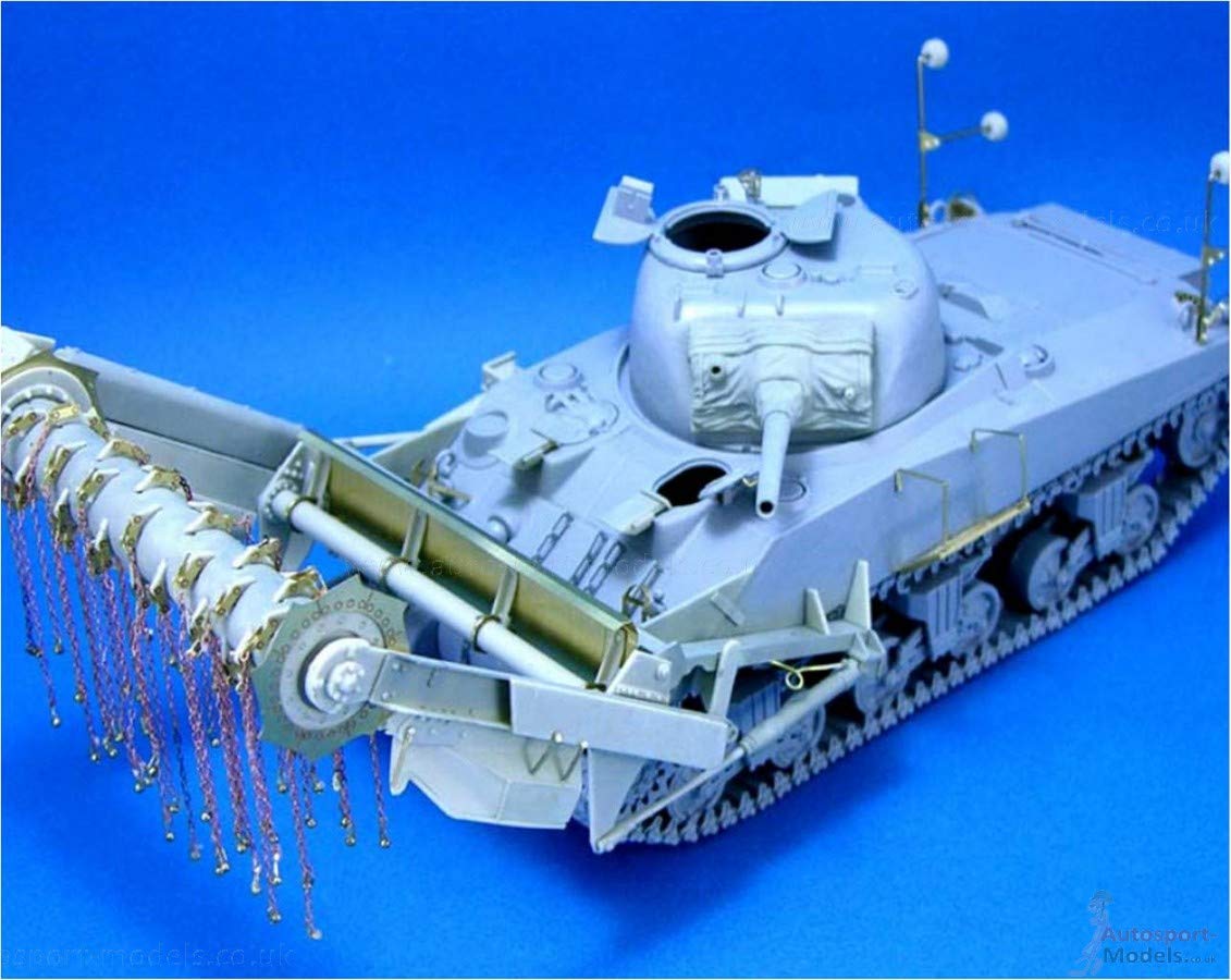 Military Miniatures 1 35 Wwii Sherman Crab Conversion Set To ...