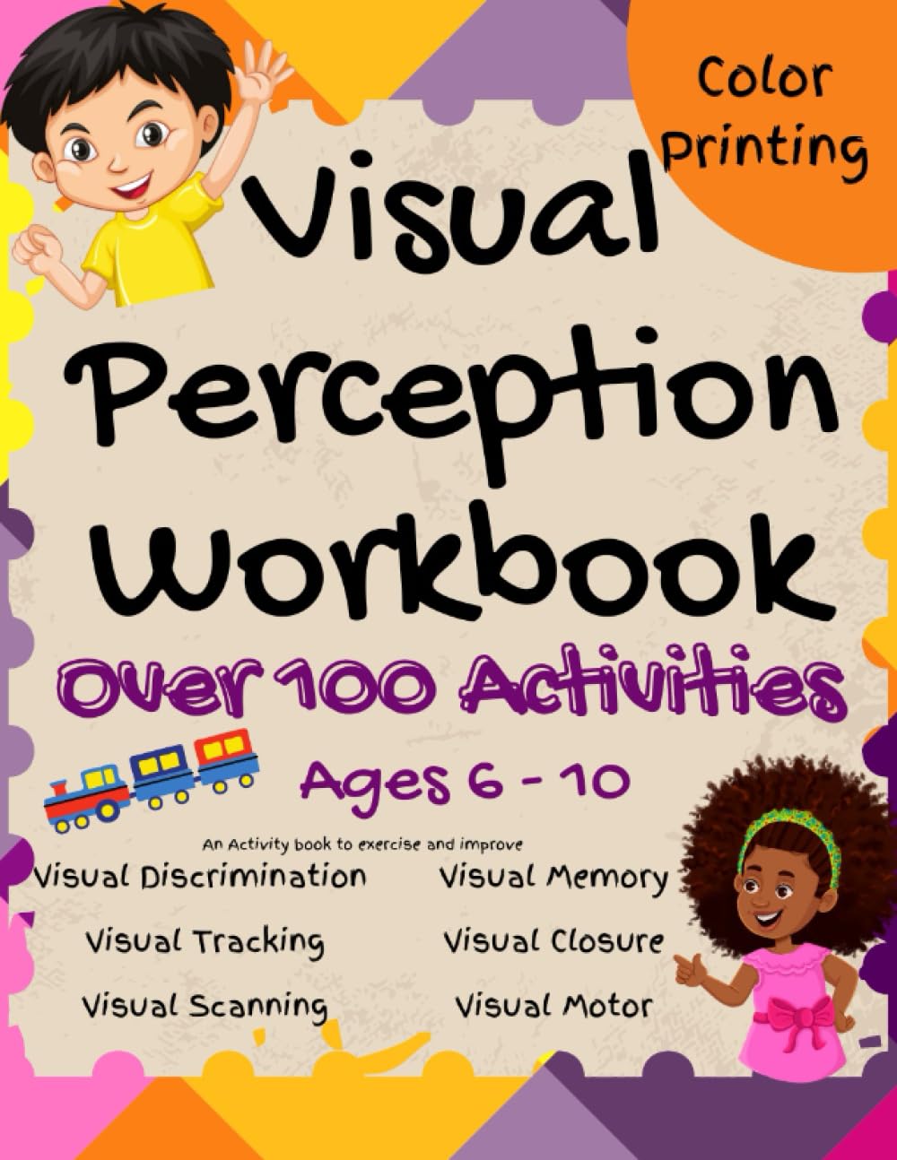 Visual Perception Workbook : Activity Book to Exercise and Improve Discrimination, Tracking ...