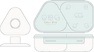 Amazon｜オーエスケー（OSK) おにぎり ランチケース 抗菌 弁当箱 465ml もふりーぬ MLN 押し型付 電子レンジ対応 LS-15 日本製｜弁当箱 オンライン通販