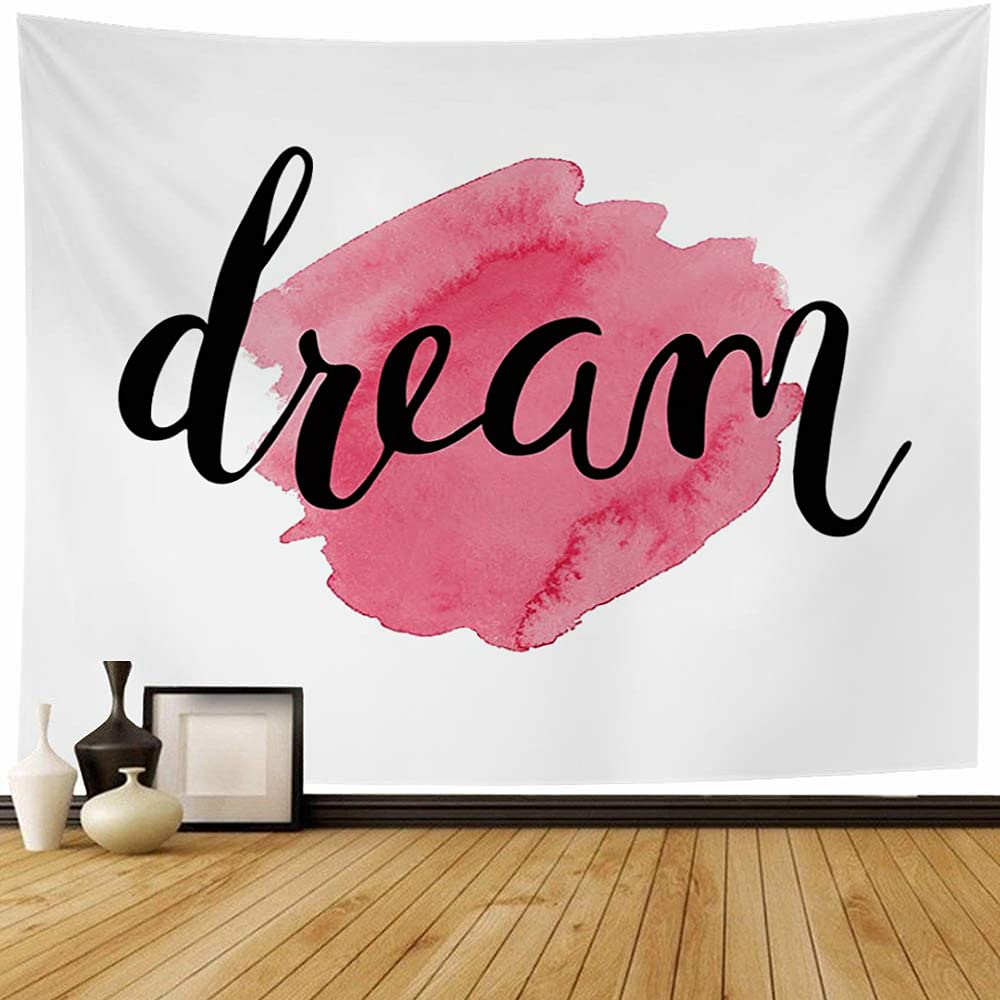 The Word Dream In Pink