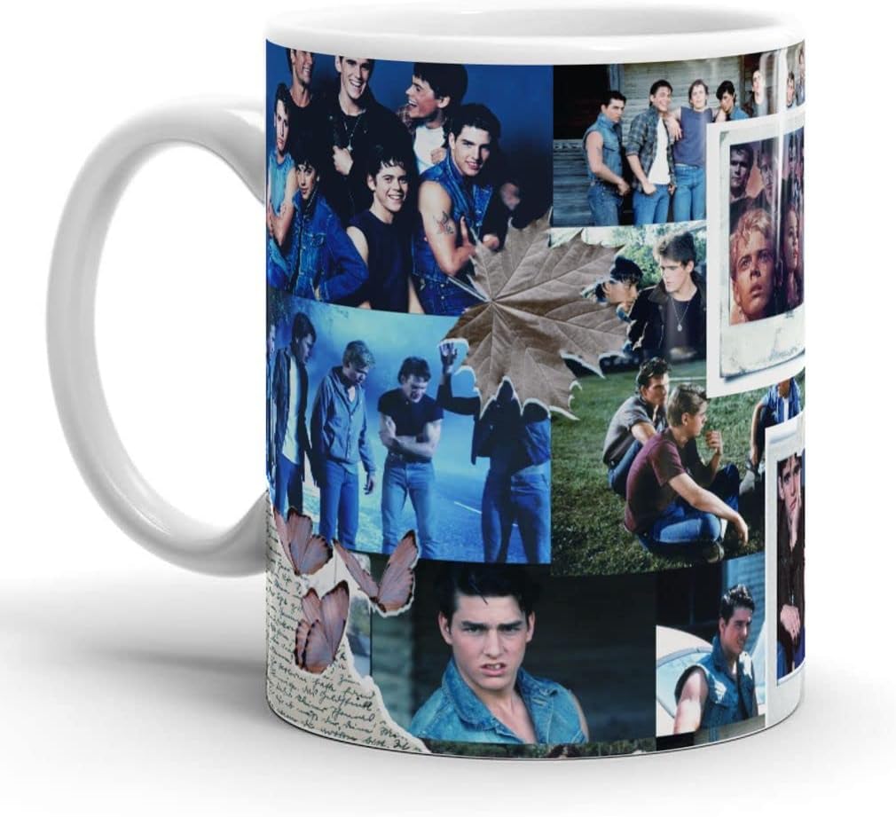 Amazon.com: Mug The Collage Outsiders White Ceramic 11oz 15oz Gifts ...