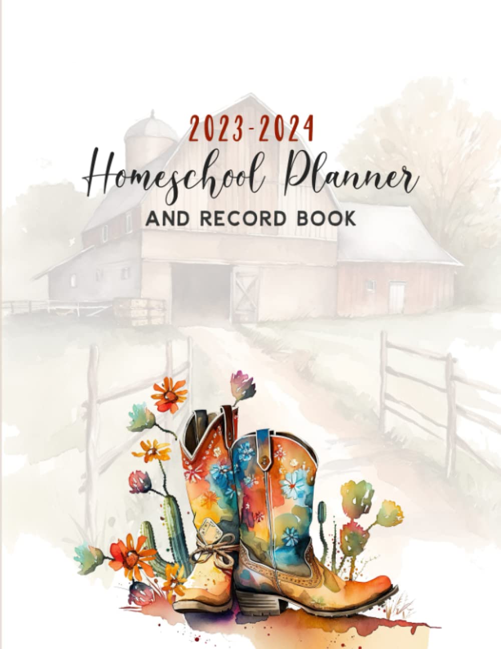 2023-2024 Homeschool Planner & Record Book: For Your Elementary, Middle ...