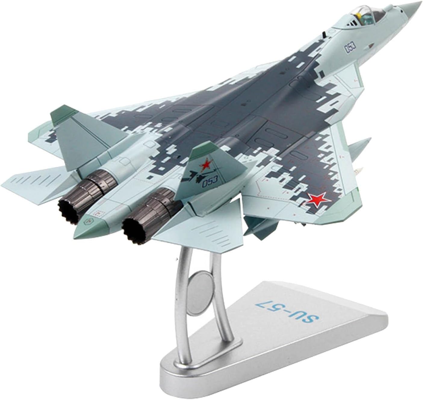 Amazon.com: Fancyes 1:72 Scale SU57 T50 Fighter Alloy Model with ...