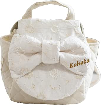 Amazon.co.jp: [coco plus an factory] 名入れ ベビーリュック 赤ちゃん 1歳 花柄 レース リボン キルティング 一升餅用リュック 女の子 男の子 キッズ ...